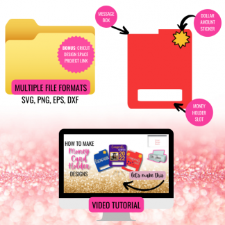 Money Card Holder Templates - Hypnotic Glamour Designs